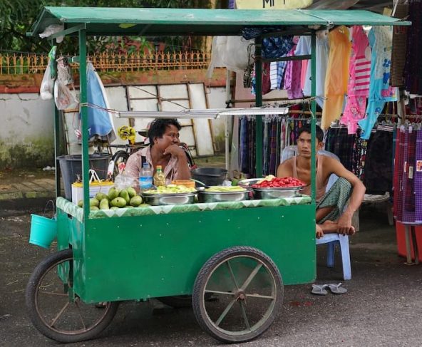 Myanmar Traditional Food And Snacks